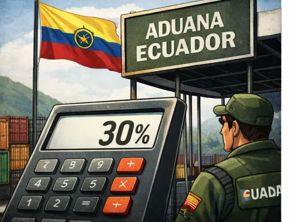 Línea de tiempo de la disputa comercial Colombia–Ecuador 2026