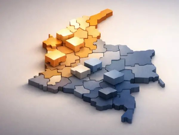 Crecimiento regional en Colombia 2025: el mapa fragmentado revela ...