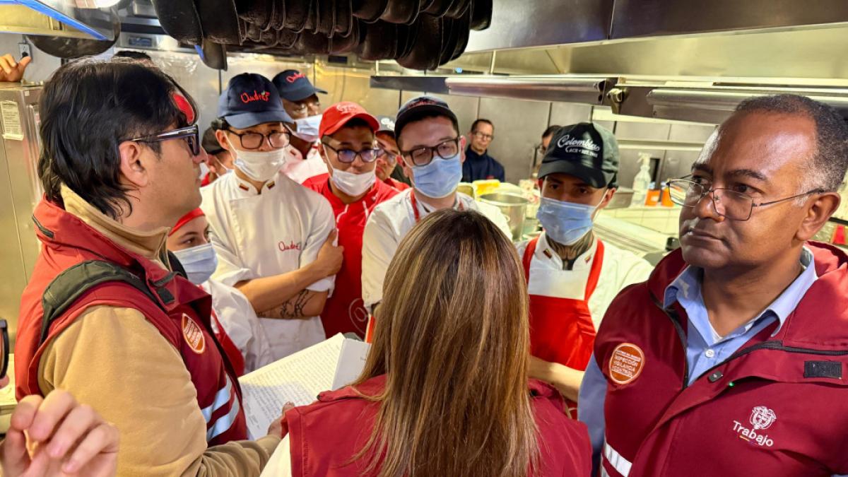 Mintrabajo ordena paralizar actividades de cocina del restaurante Andrés DC