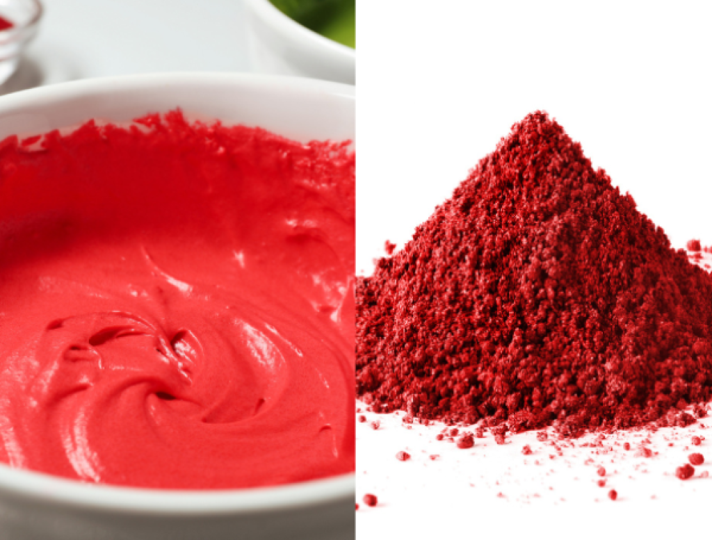 Colorante rojo 3: qué es y en qué productos del mercado se utiliza