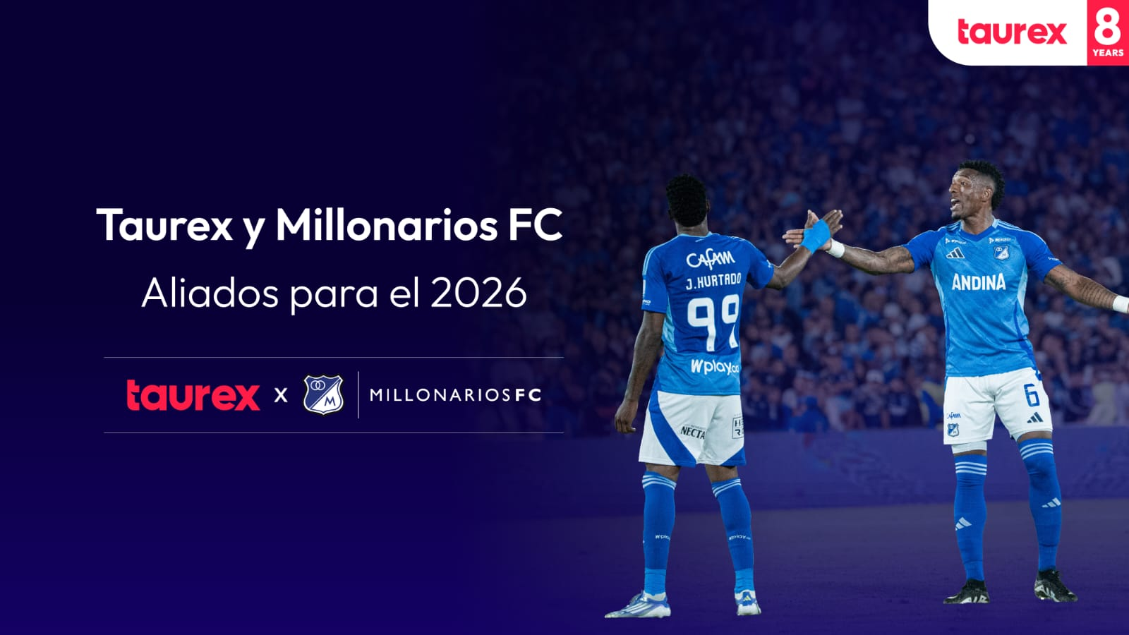 Millonarios FC y Taurex, plataforma de 'trading' de CFDs, cierran una ...